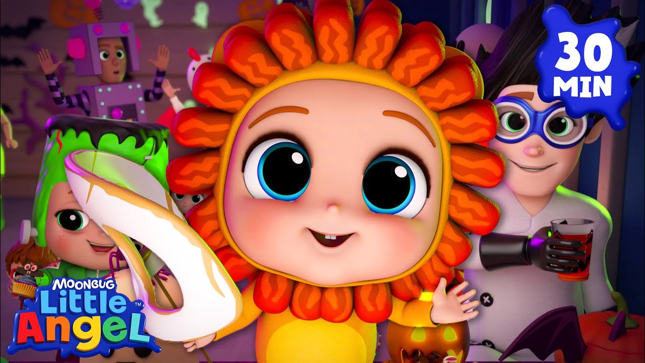 The Spookiest Time of Year: Halloween! | Little Angel | Kids Songs and ...