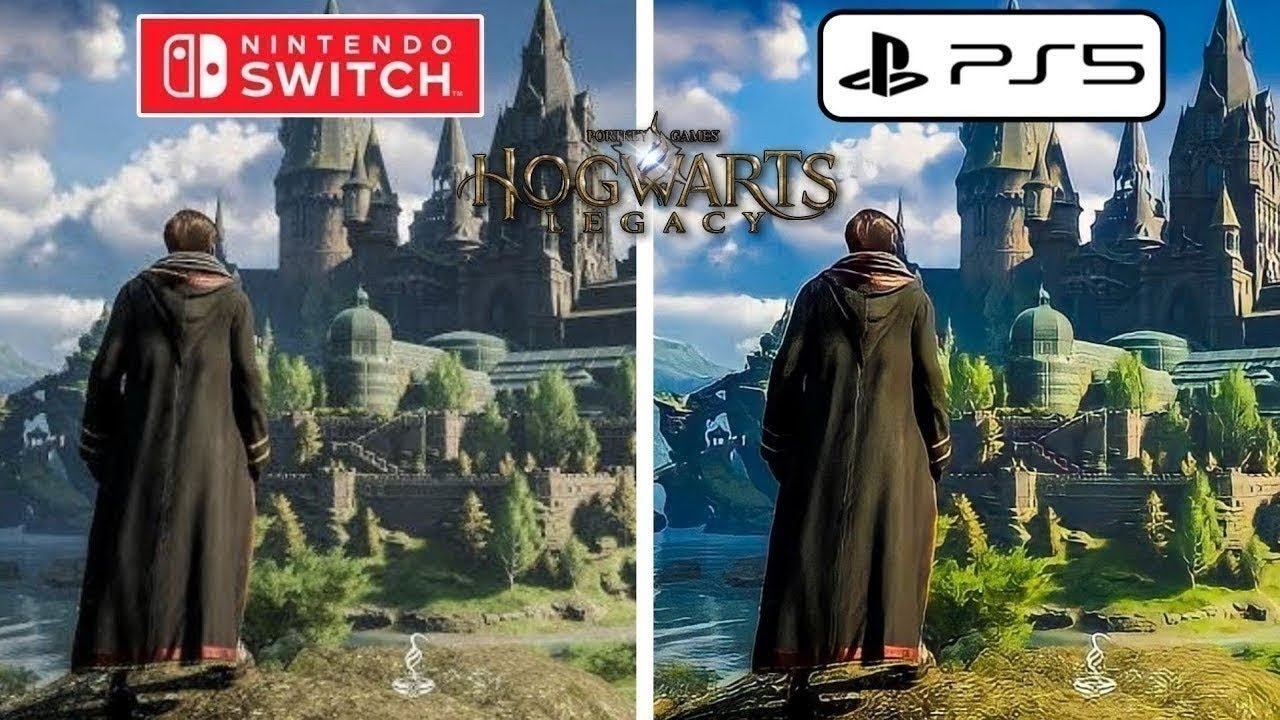 Hogwarts Legacy PS5 vs Nintendo Switch Graphics Comparison - YouTube