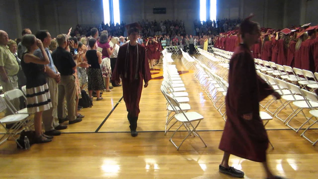 Crescent Valley High School Class of 2015 procession - YouTube