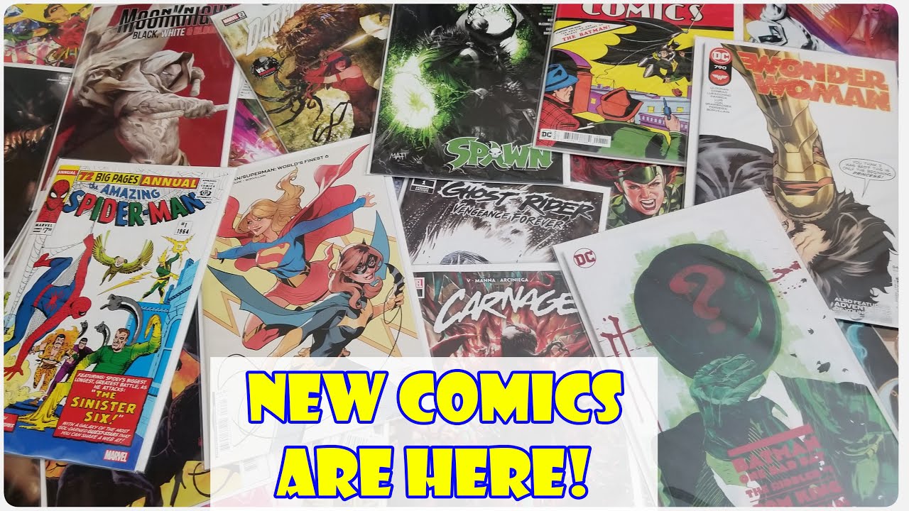 New Comics Unboxing From MyComicShop | Comic Book Haul - YouTube