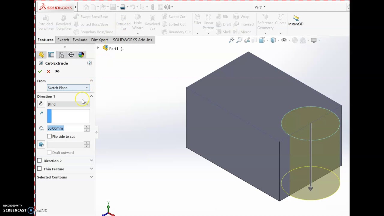Solidworks CAD Assignment #1 ISO 2 - YouTube