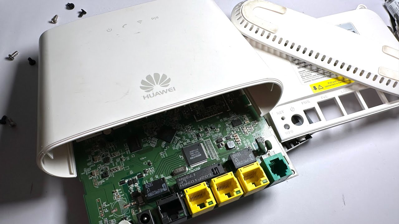 Huawei b2368 22 LTE modem Teardown - YouTube