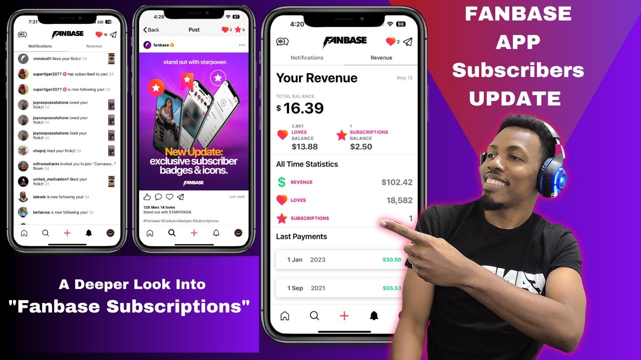 Fanbase app New Exclusive Subscriber Badges and Icons Update! More ...