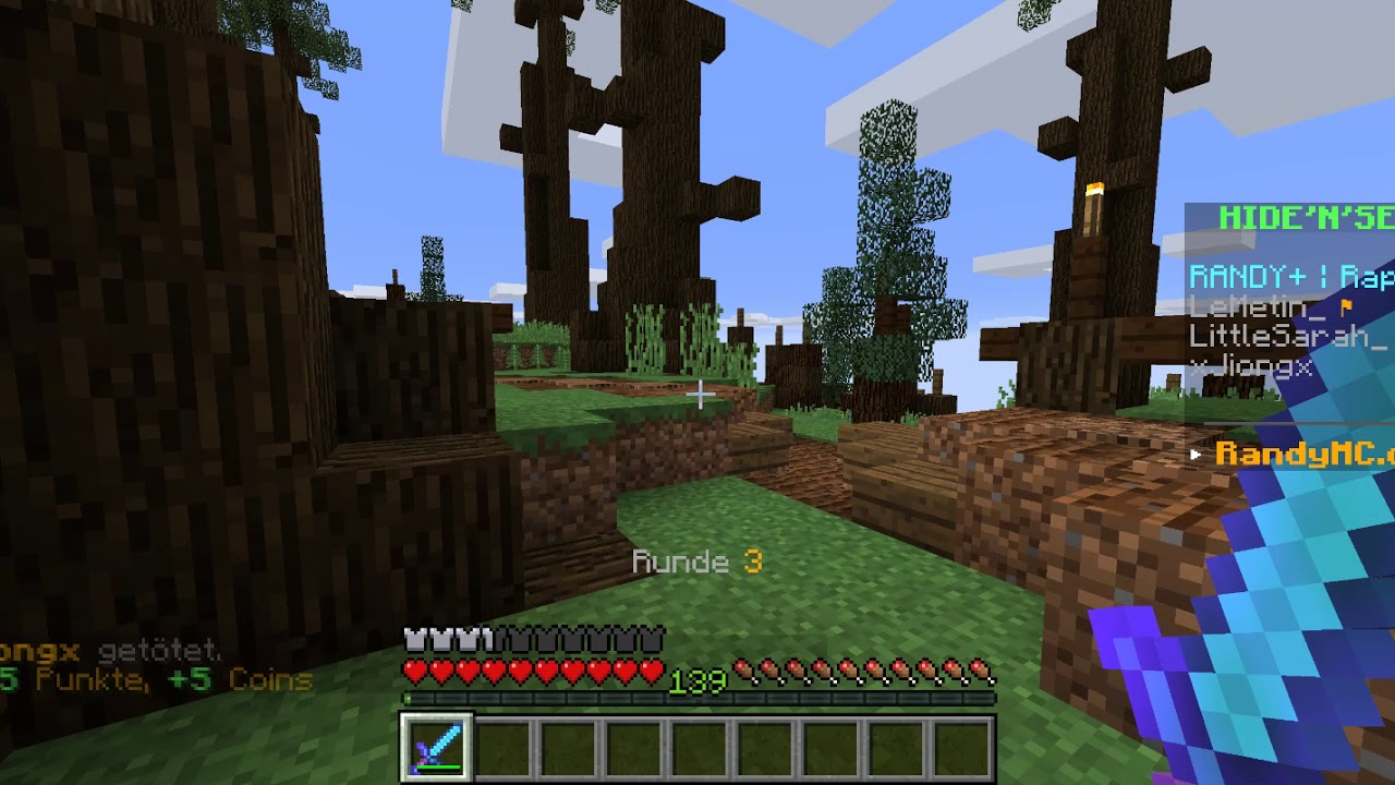 Minecraft RandyMc Hideandseek das beste Versteck der Map Part 1 - YouTube