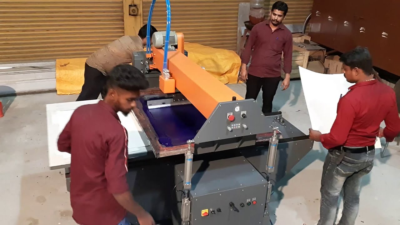 Sunpack Printing Machine - 70 CM X 100 CM - YouTube