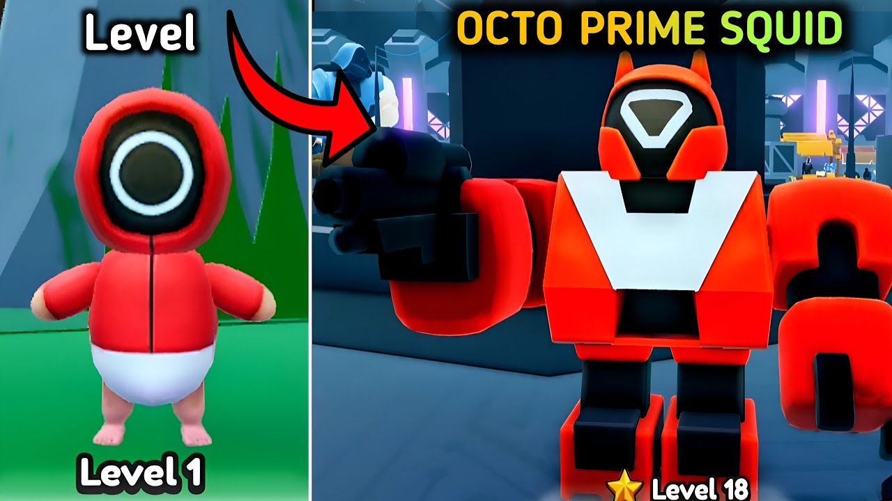 Unlocking OP Secret Octo Prime Squid In Squid Evolution | Noob To Pro ...