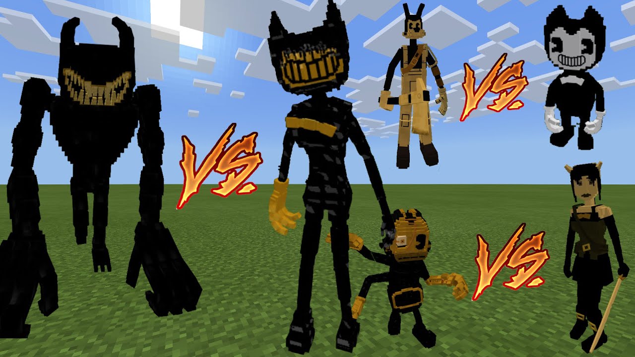 Bendy and the ink machine INK DEMON BENDY vs BEAST BENDY vs TOON BENDY ...