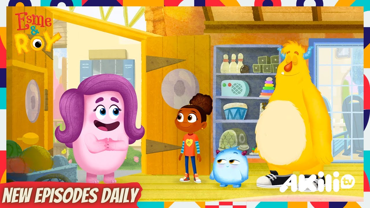 Esme And Roy | Monster Baby Sitters! | Akili Tv - YouTube