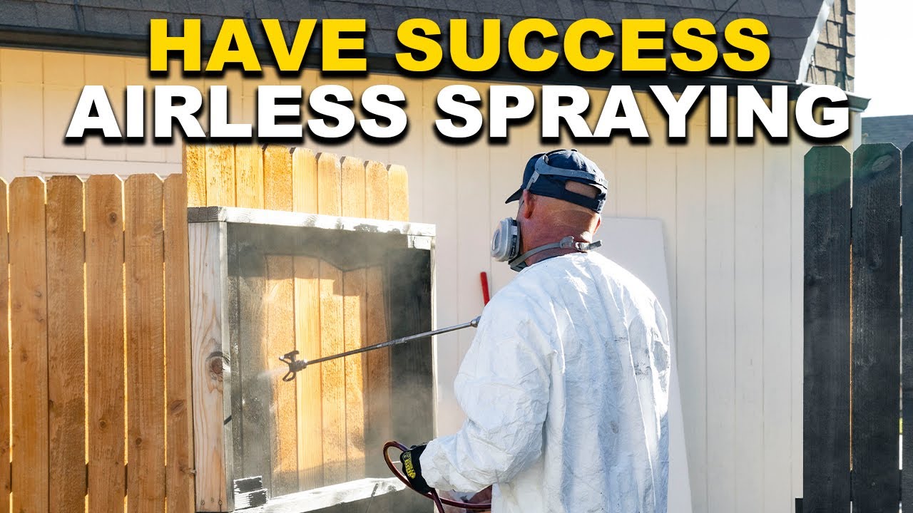 3 Tips To Be Successful While Airless Spraying - YouTube