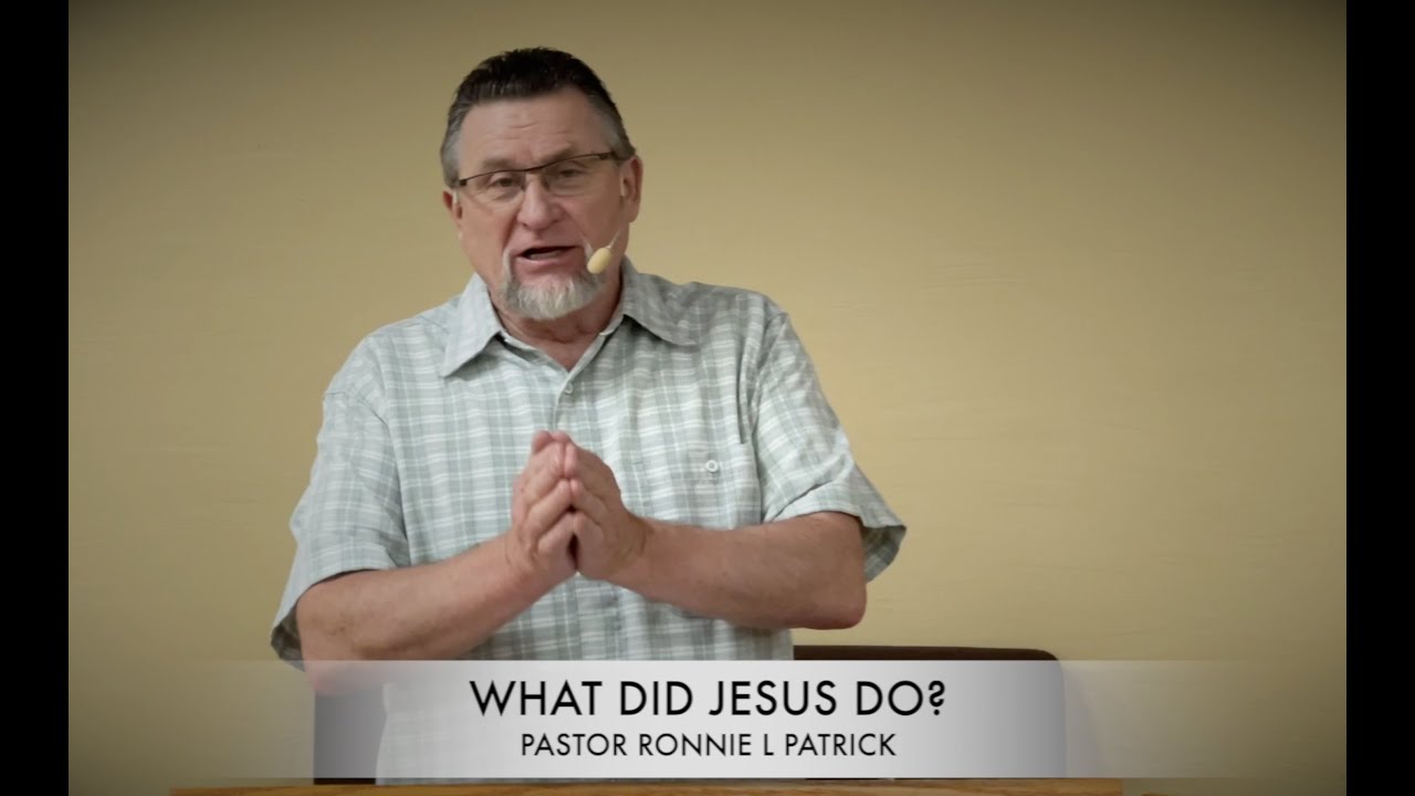 What Did Jesus Do? Part II | Pastor Ronnie L Patrick | NBCWO Online ...