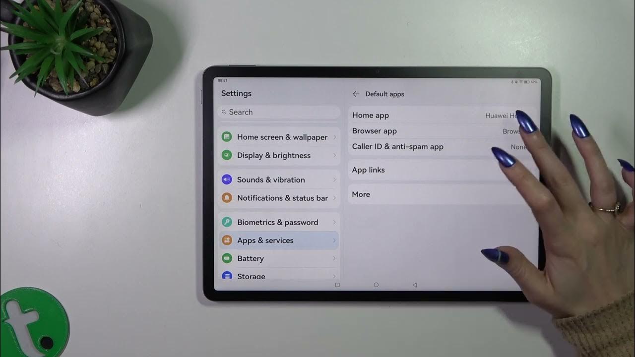 How To Change Default Apps In Huawei MatePad 11,6 PaperMatte Edition - YouTube