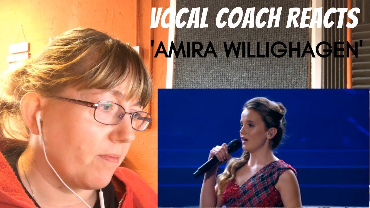 Vocal Coach Reacts to Amira Willighagen Live in Concert 'Amazing Grace ...
