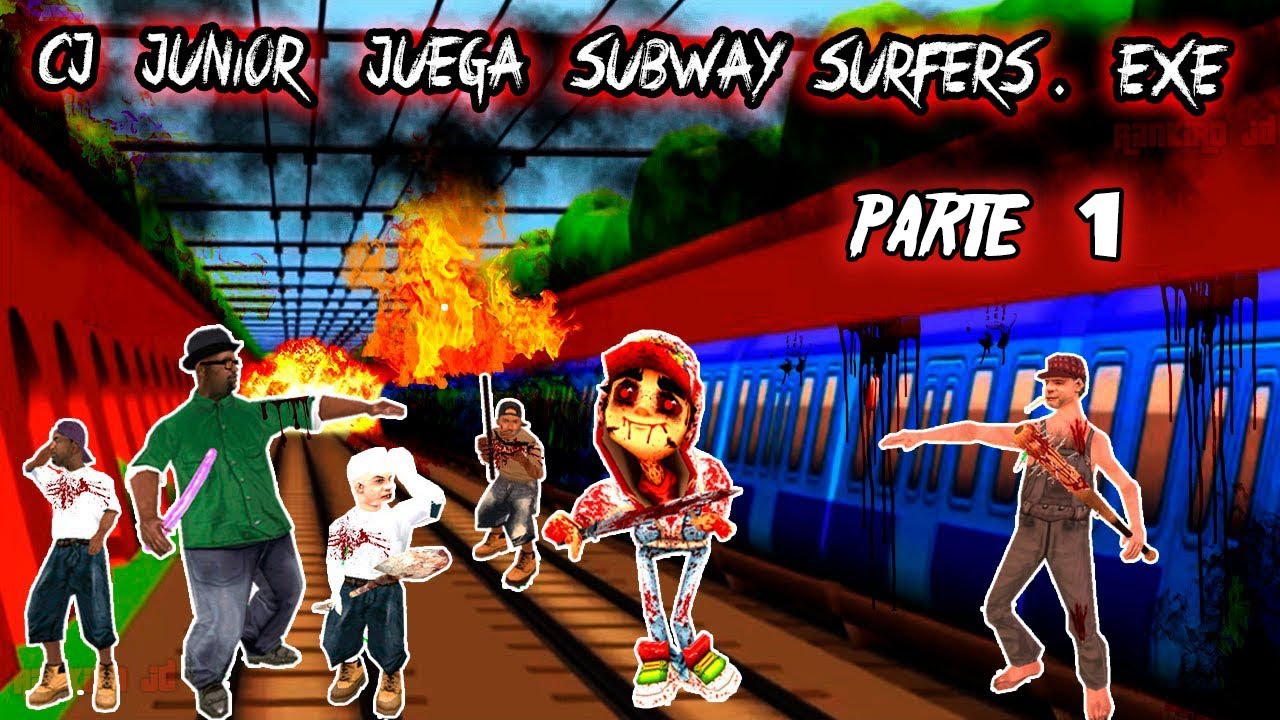 Cj Junior juega Subway Surfers Exe - Parte 1 - Loquendo - Gta san andreas - YouTube