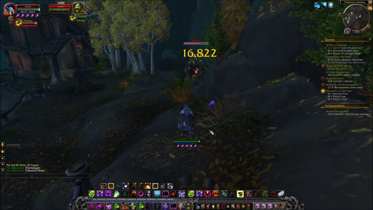 World of Warcraft: Legion - Rare Mob - Tarben - YouTube