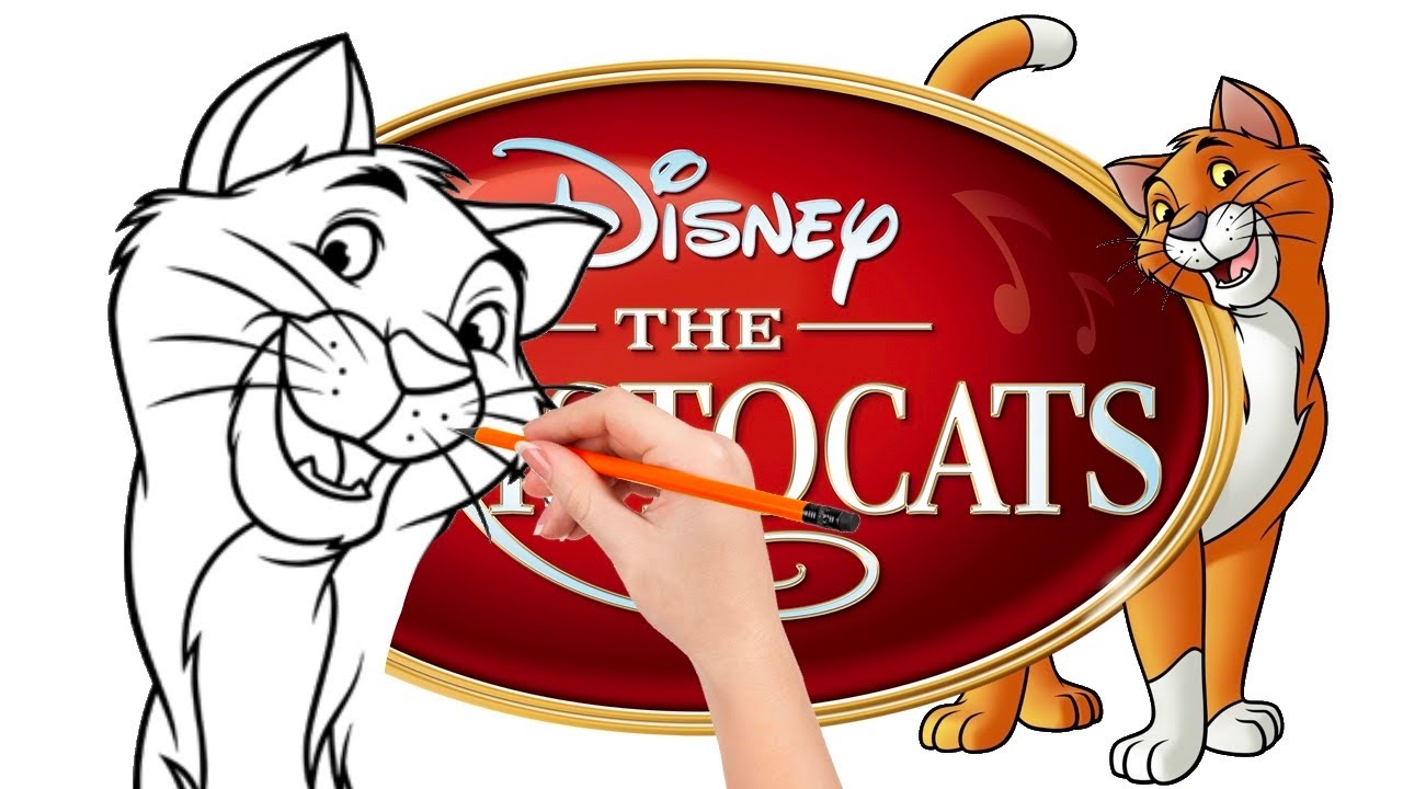 How to draw Thomas O'Malley, a smooth-talking, streetwise cat - The ...