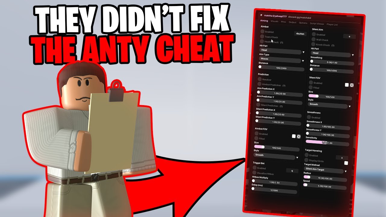 How To BYPASS The NEW Roblox ANTI-CHEAT? - Matcha External Hack - YouTube