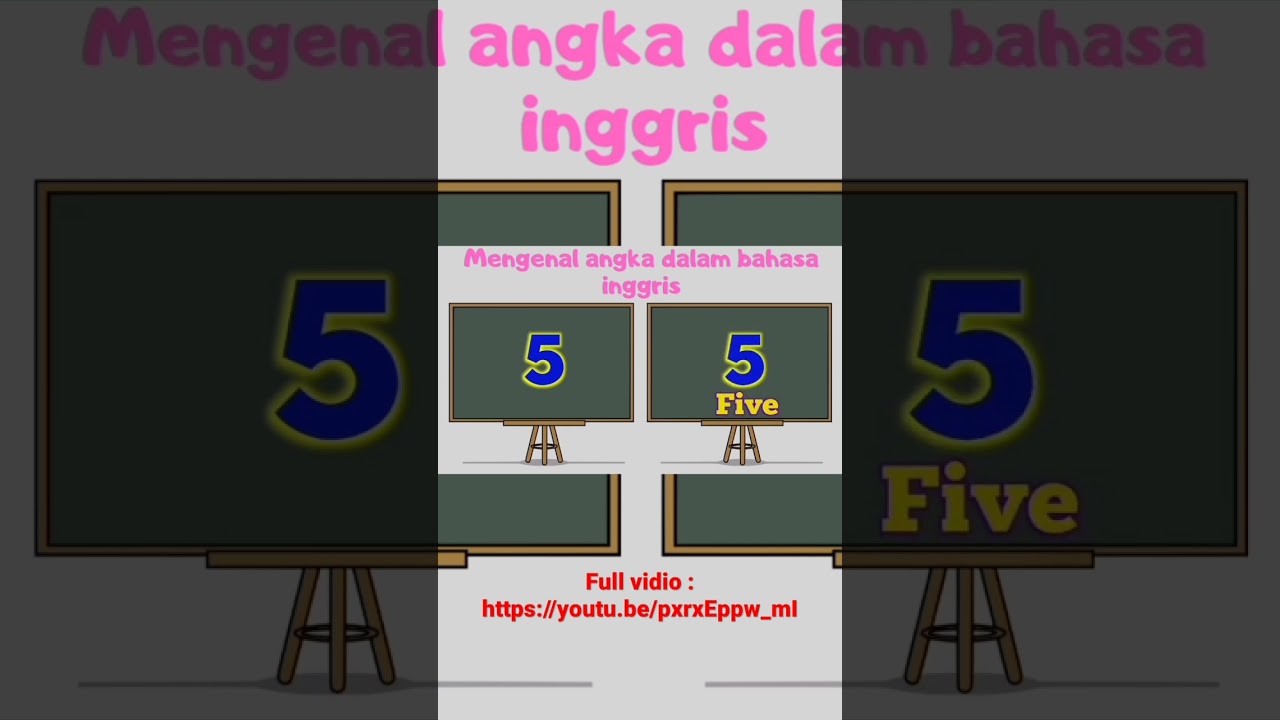 Mengenal angka 1-10 dalam bhs. Inggris. https://youtu.be/pxrxEppw_mI# ...