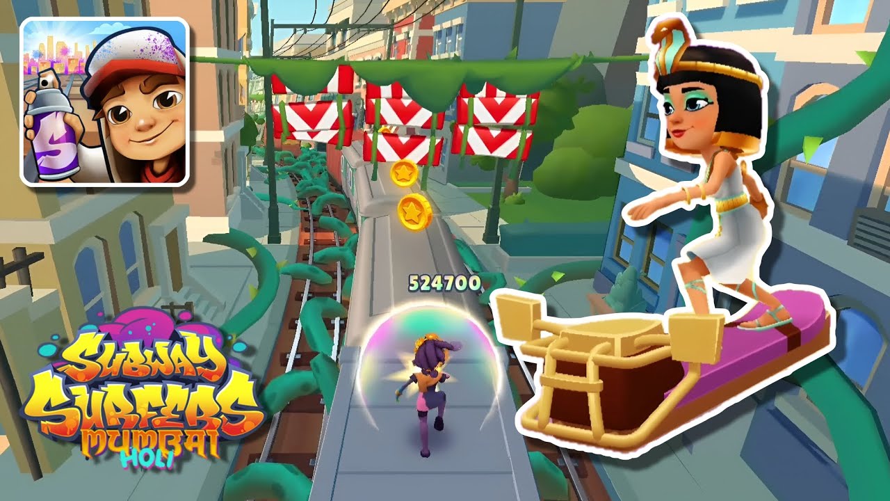 Subway Surfers Mumbai 2025 : Plant Invasion STAGE 5/5 to Unlock Purple Spin with Jasmine! - YouTube