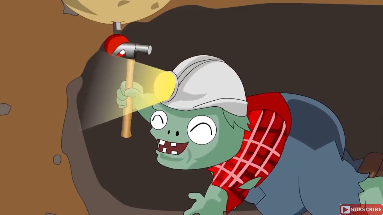 Plants vs Zombies 3D: Animation secret of Digger Zombie - YouTube