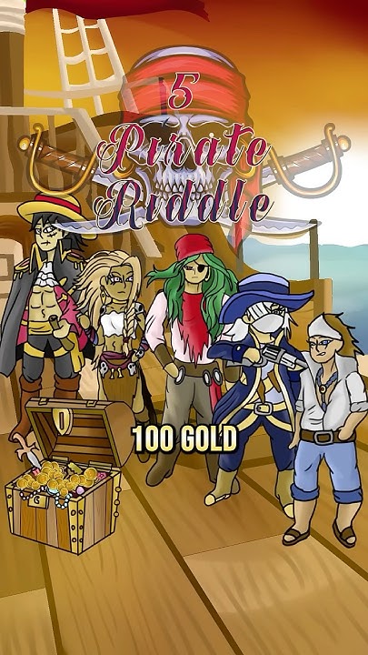 5 Pirate Riddle #short #puzzle #riddle #solve - YouTube