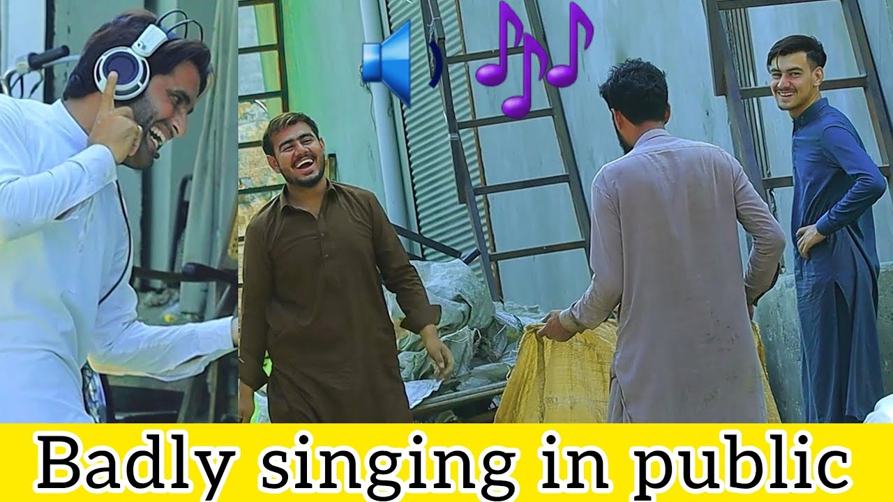 Singing Badly in Public Place |Funny Prank #mardanprank #viralprank # ...