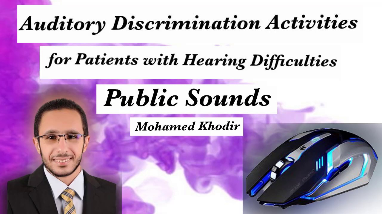 Auditory discrimination activities | Public Sounds | Mouse click ...