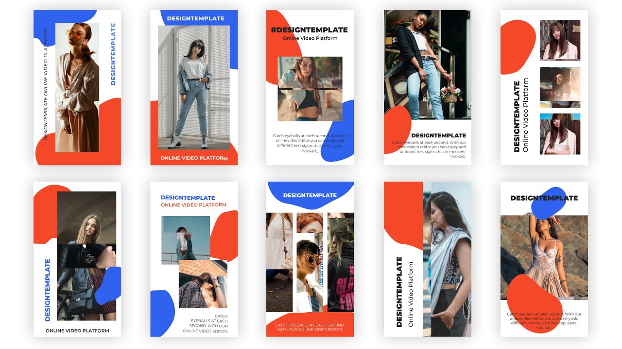 Fashion Instagram Story Pack 4 Motion Graphic Animation | After Effects ...
