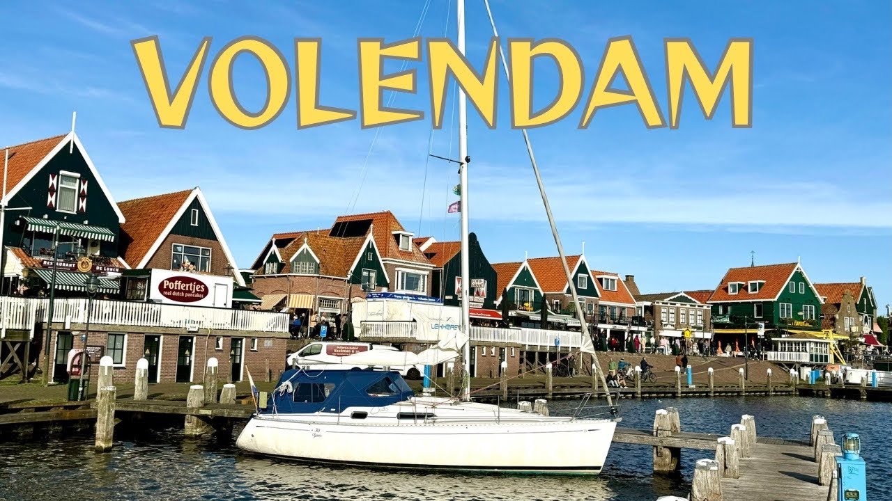 A Scenic Walking Tour of Volendam 🇳🇱 | Hidden Gem Near Amsterdam NL ...