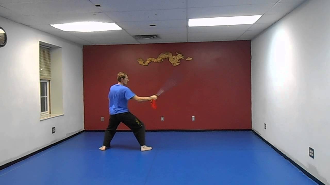 CHINESE BROAD SWORD KATA - YouTube