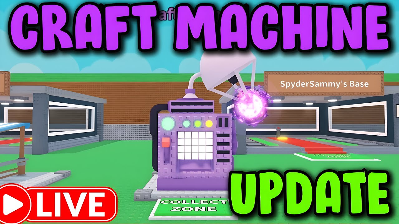 THE NEW CRAFTING MACHINE UPDATE IS HERE! STEAL A BRAINROT | LIVE!🔴# ...