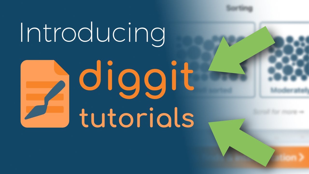 Introducing Diggit Tutorials - YouTube