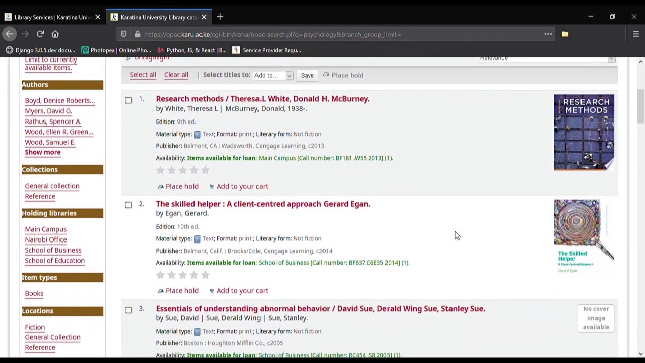 How to search for information materials on the library's catalogue ...