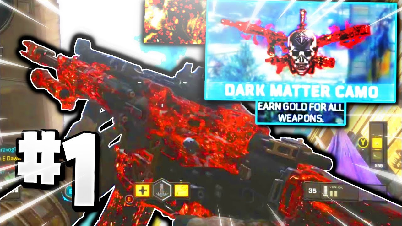 WORLDS FIRST "BLACK OPS 4 DARK MATTER CAMO UNLOCKED!" UNLOCKING BO4 ...