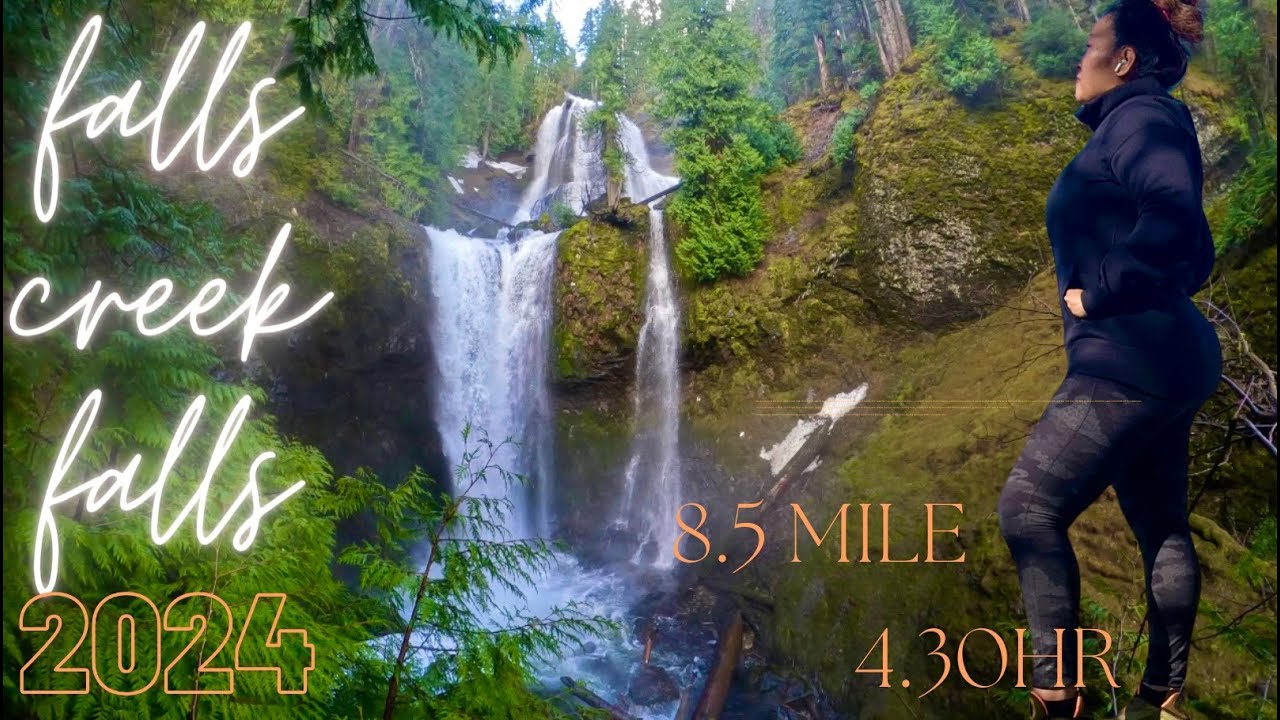FALLS CREEK FALLS CARSON WASHINGTON 2024 - YouTube