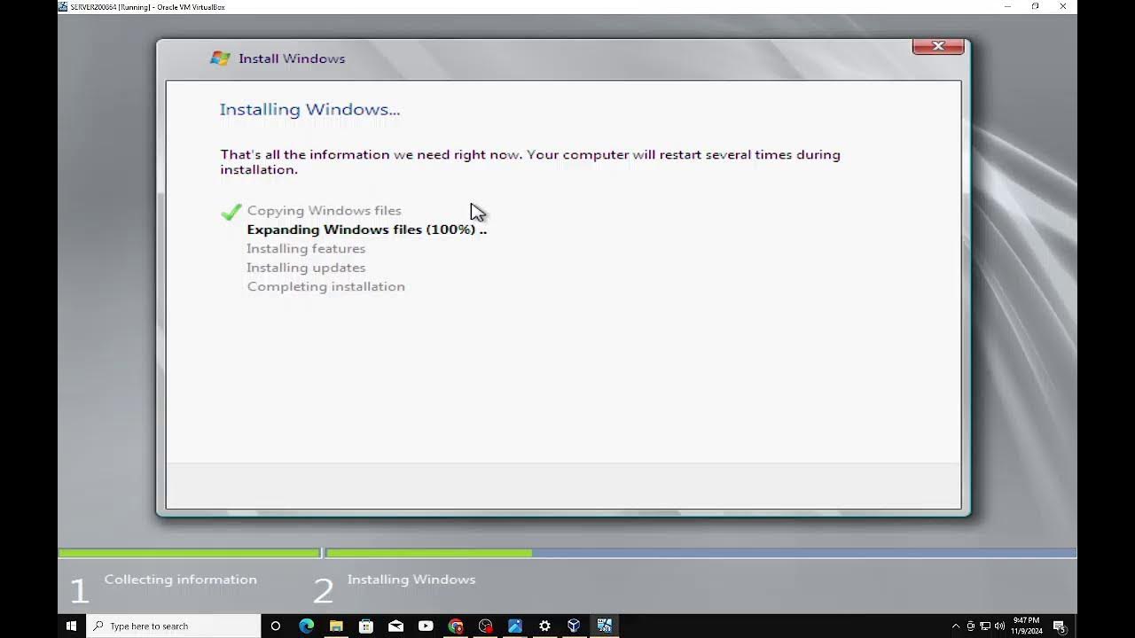 Installing Windows Server 2008 R2 x64 - YouTube
