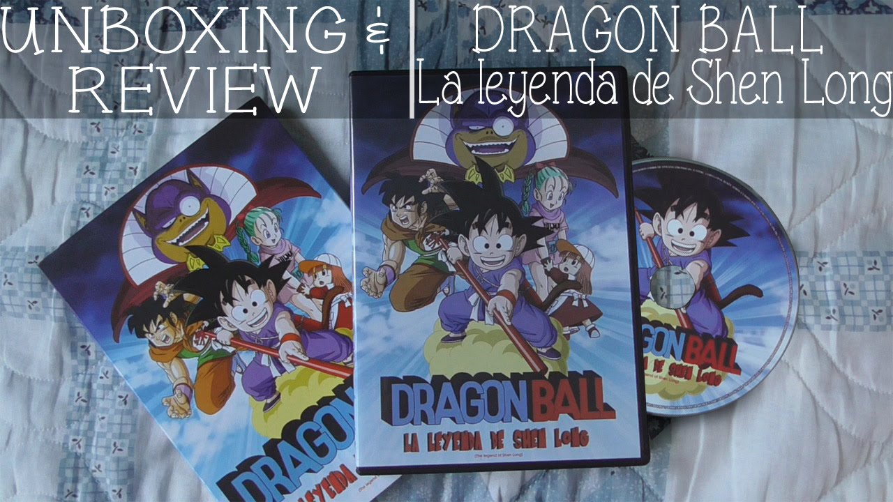 UNBOXING & DVD MENU REVIEW | DRAGON BALL La Leyenda de Shen Long DVD ...