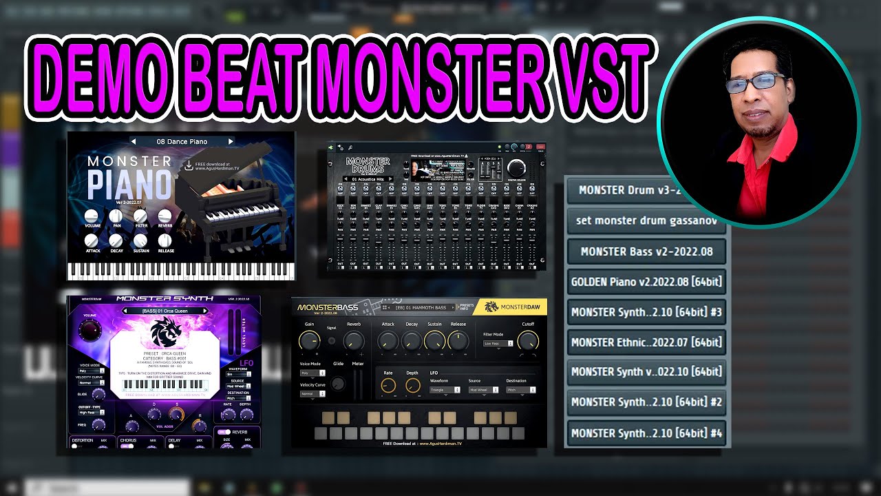 Demo beat monster vst. - YouTube