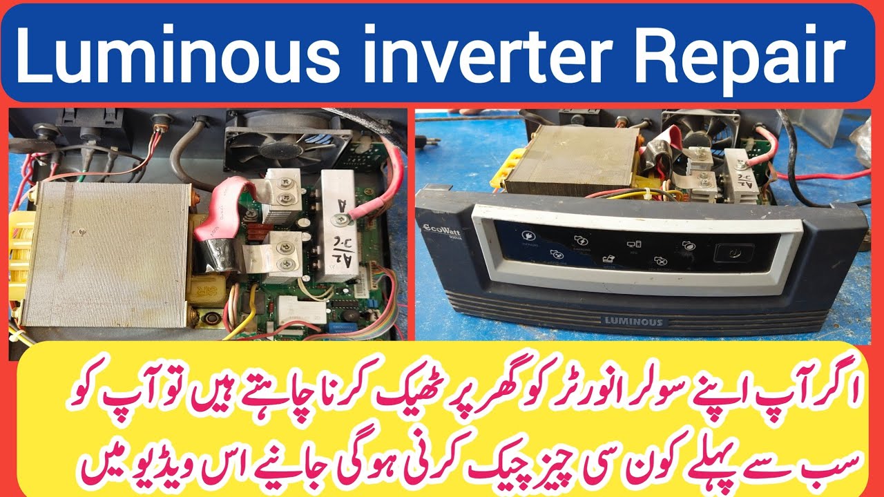 luminous ups repair | Luminous inverter eco mode and ups mode ...