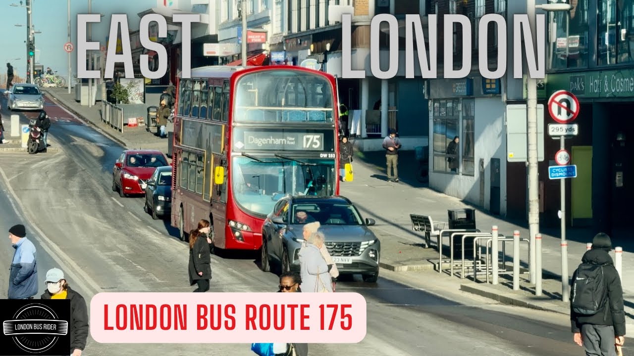☀️ Scenic London Bus Expedition: Route 175 from Dagenham to Hillrise ...