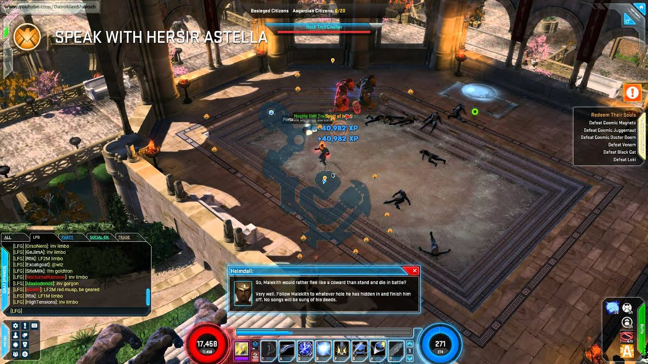 Marvel Heroes - Limbo quests - YouTube