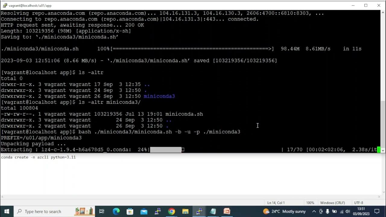 How to setup Conda, Create an environment with Python and Activate the environment - YouTube