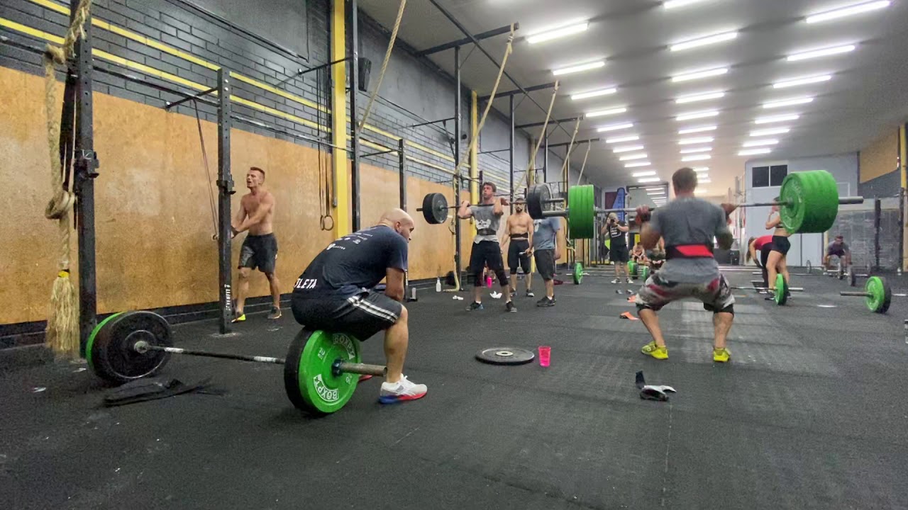 Treino de Crossfit - Deadlift, HSPU, T2B, MU Bar - YouTube