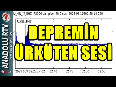 KAYSERİ DEPREMİNİN SESİ YAYINLANDI