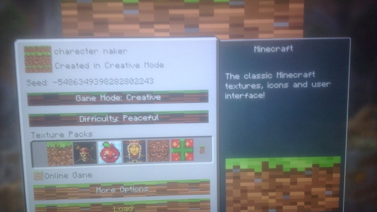 Minecraft Xbox 360 glitch, weird texture glitch. - YouTube