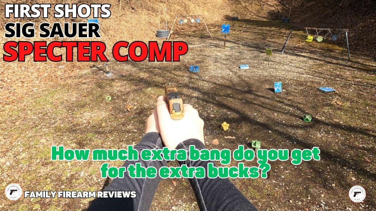 Sig Sauer P365 XL Specter Comp First Shots - YouTube