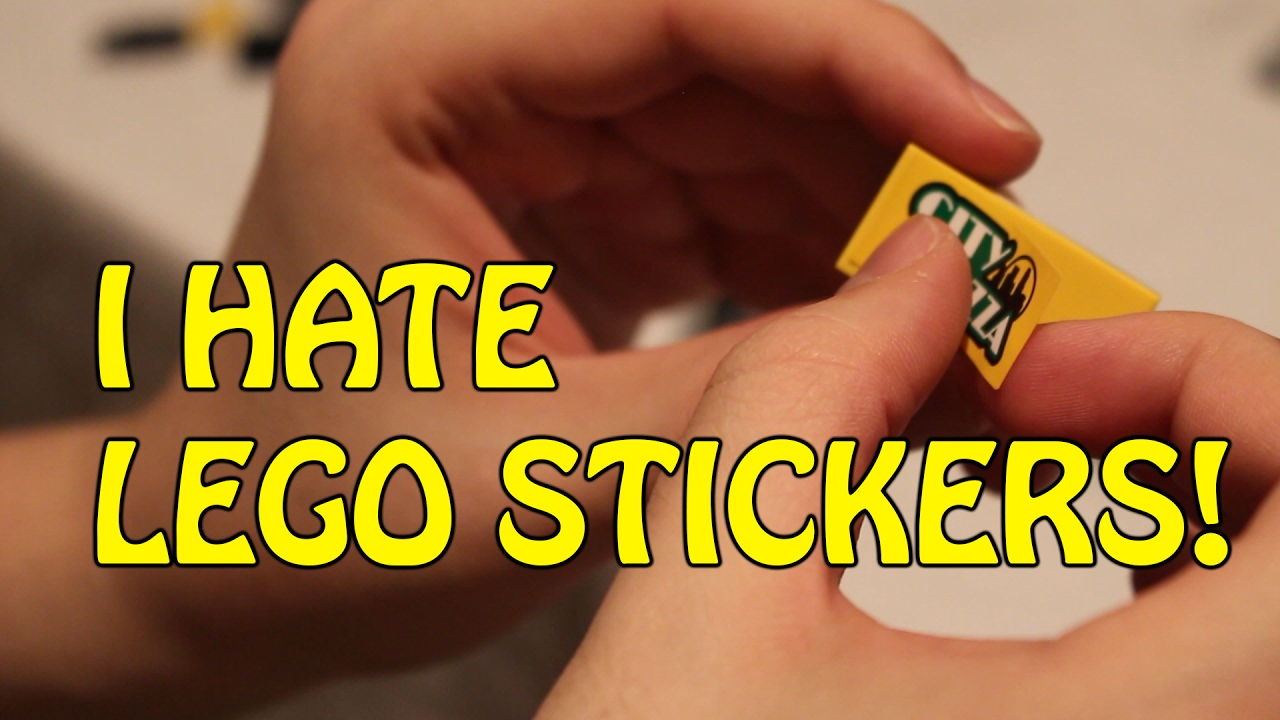 I HATE LEGO STICKERS! - YouTube