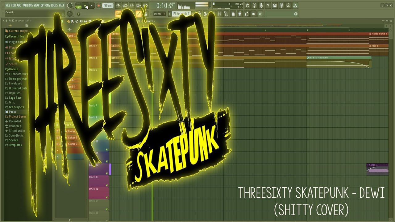 Dewi - Threesixty Skatepunk (DAMHA Cover/Remix/Remake/idk) - YouTube