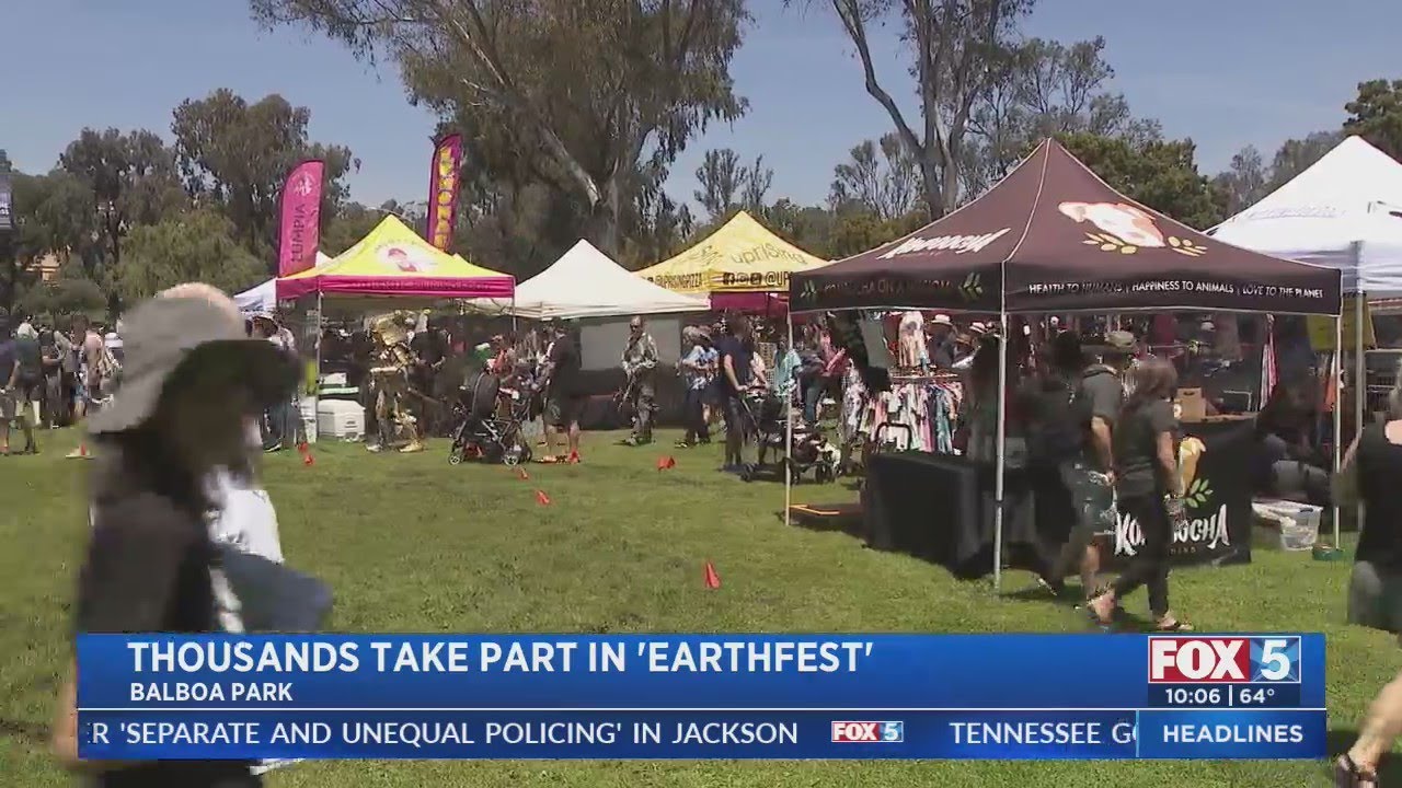Thousands Take Part in 'EarthFest' - YouTube