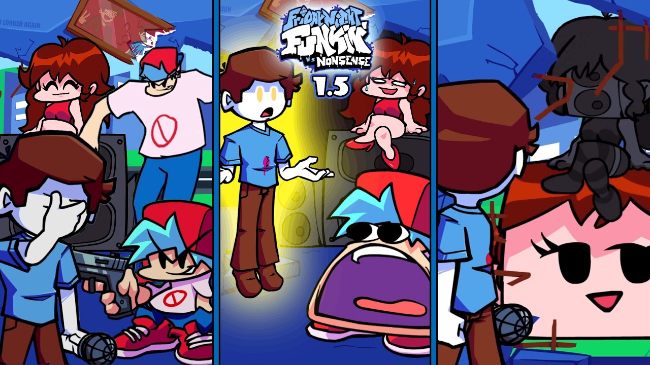 FNF: Vs Nonsense v1.5 // New Cutscenes, Events Friday Night Funkin ...