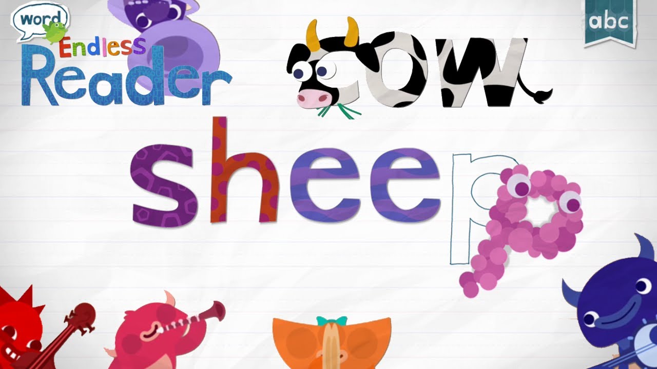 Endless Reader – Farm Animals for Kids – Learn to Spell and Read for ...
